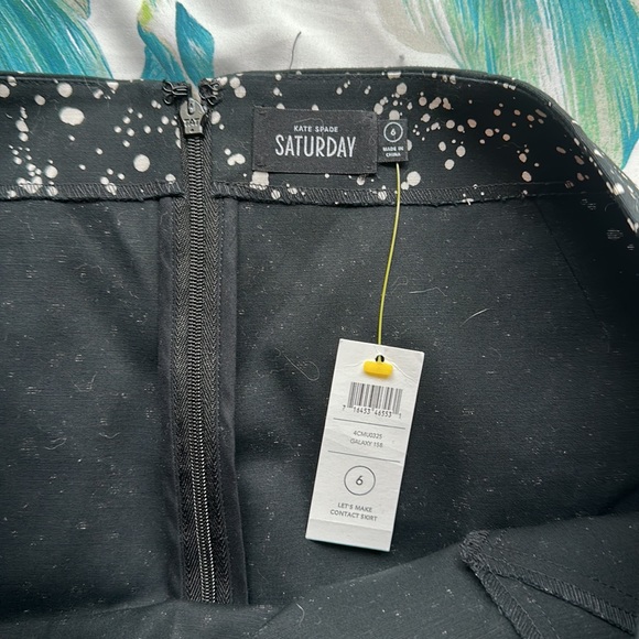 kate spade | Skirts | Kate Spade Saturday Paint Splatter Pencil Skirt ...